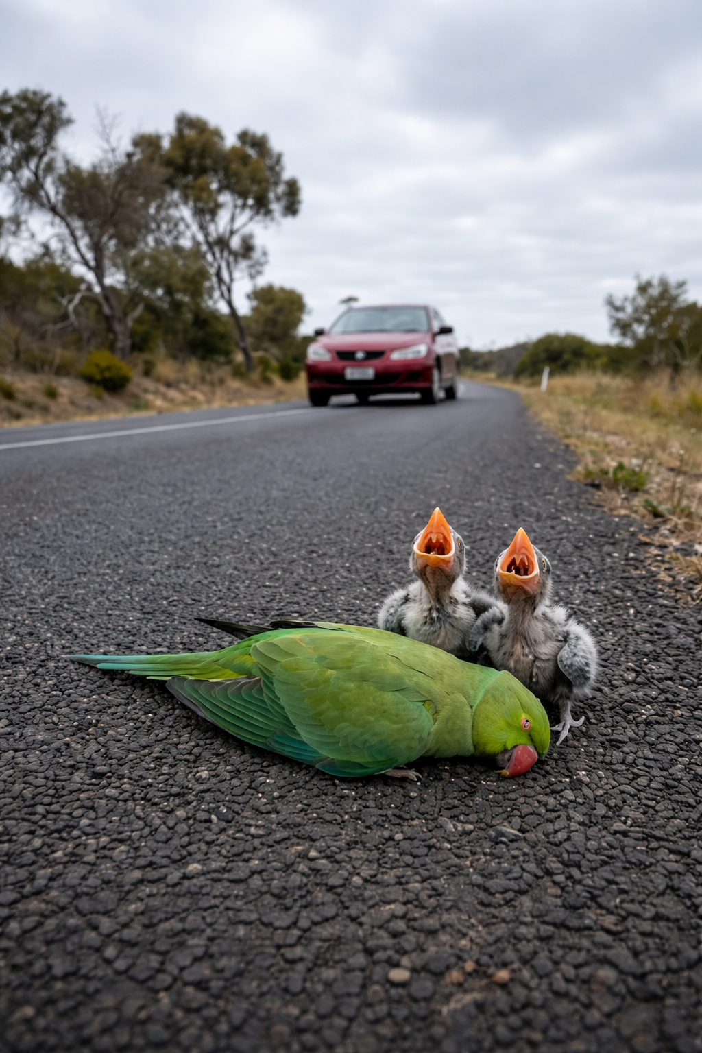 He Stopped His Car for a Parrot Family — What Happened Next Restored ...